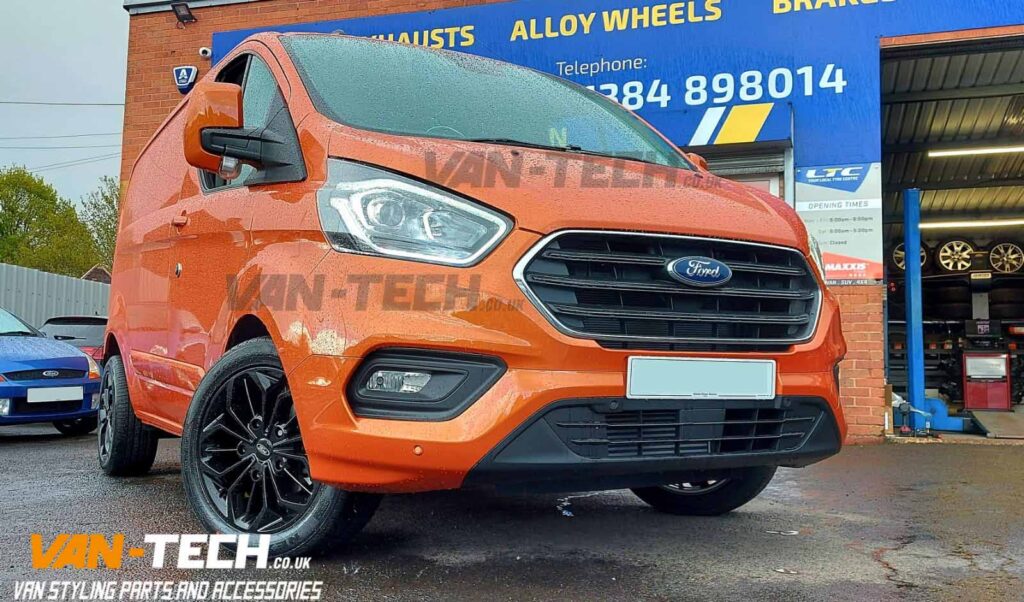 Ford Transit Custom Alloy Wheels JBW FST 18 Gloss Black (2) | Van-Tech