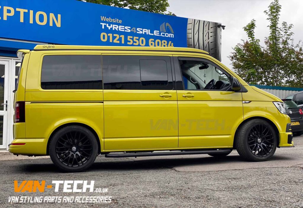 VW Transporter T6 Alloy Wheels 20" , Sportline Bumper and Splitter