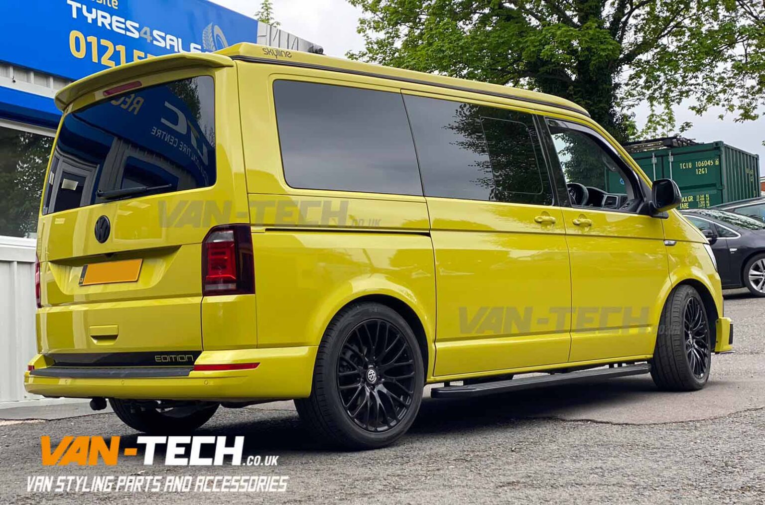 VW Transporter T6 Alloy Wheels 20" , Sportline Bumper and Splitter