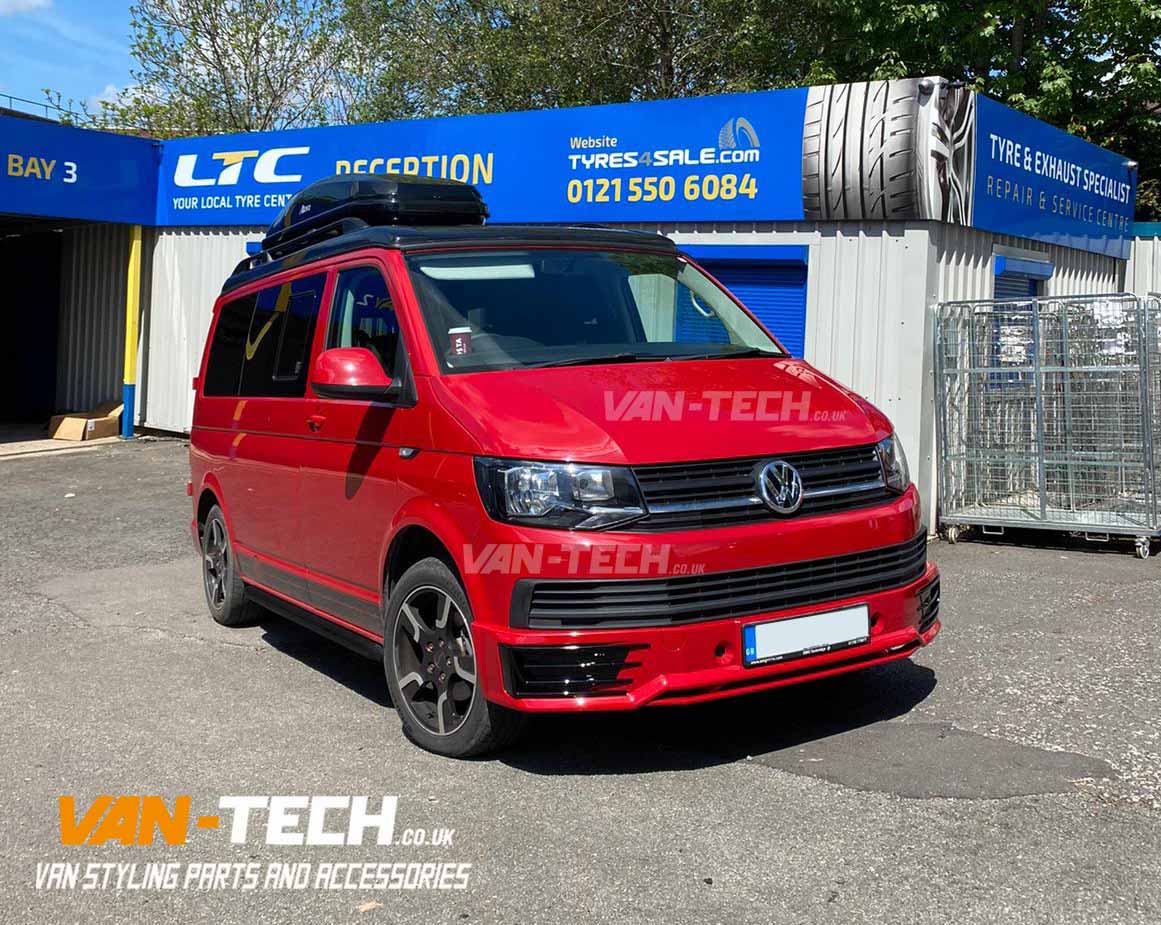VW Transporter T6 Parts Sportline Bumper, Rear Spoiler and More! | Van-Tech
