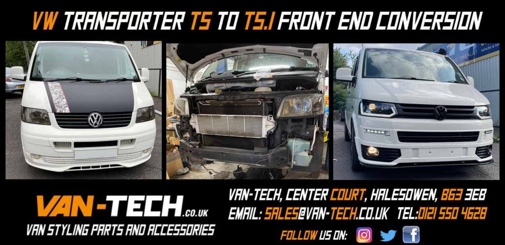 VW Transporter T5 to T5.1 Front End Conversion Kit