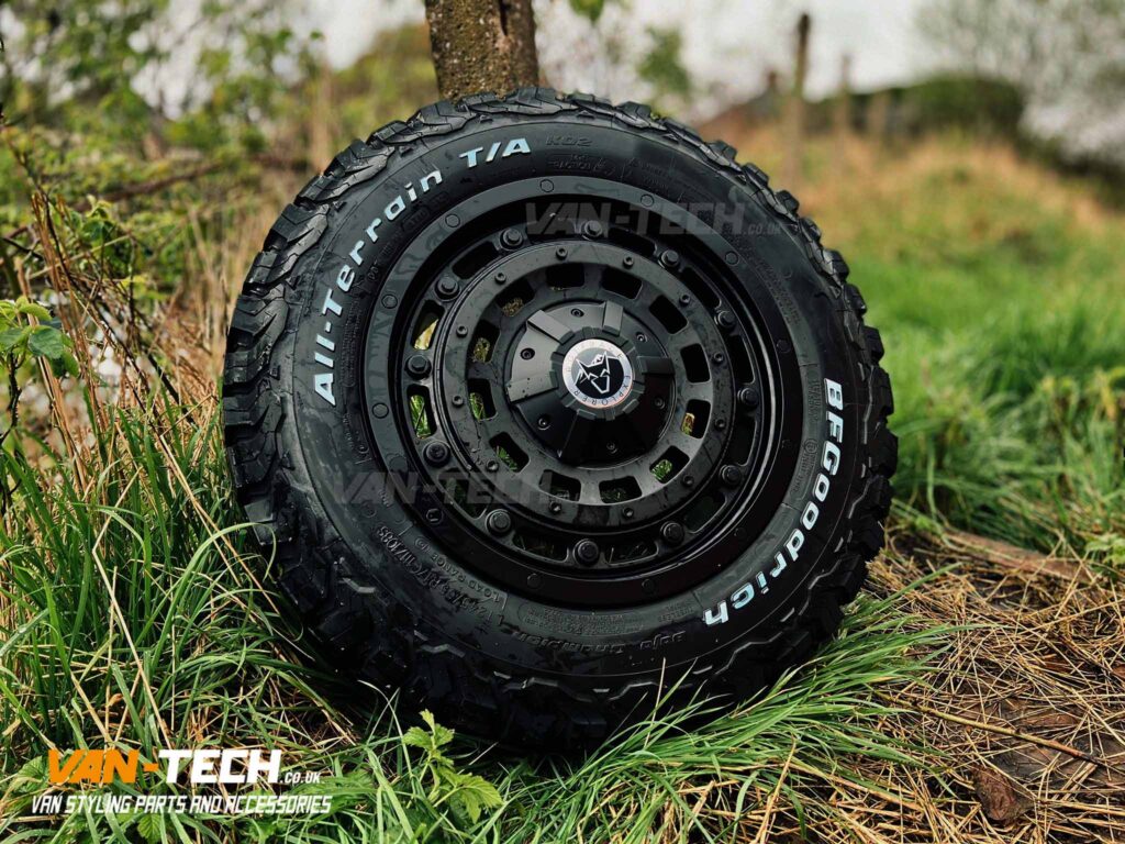 Swamper VW T6 T6.1 Wolfrace Overland 17″ Alloy Wheels Matte Black