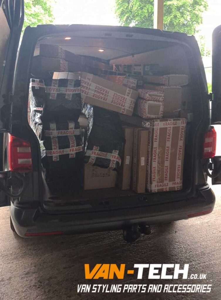 Van-Tech Orders , we have lots of orders going out today via courier