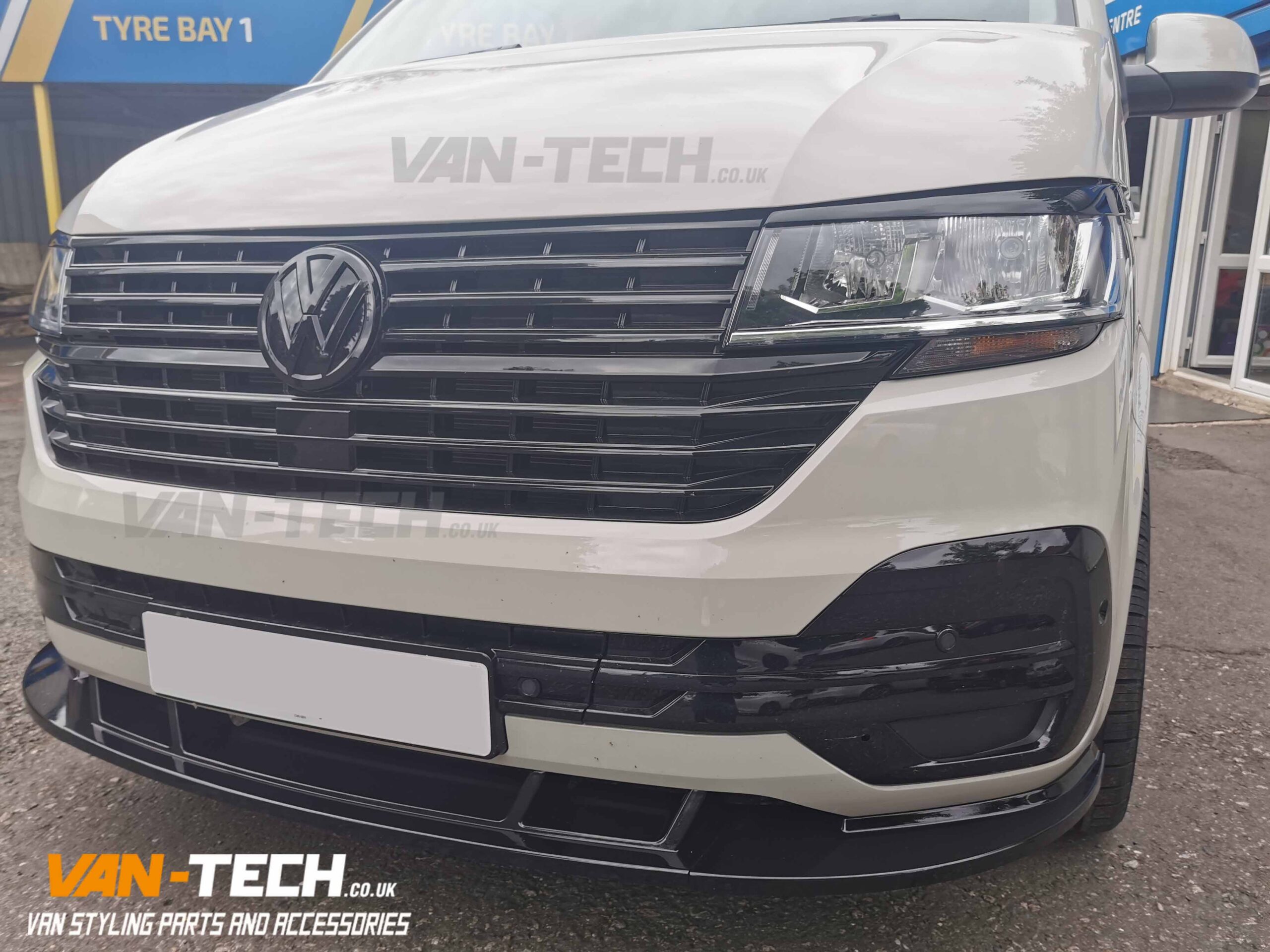 VW Transporter T6.1 Parts Front Splitter, Tailgate Spoiler, Slash Cut ...