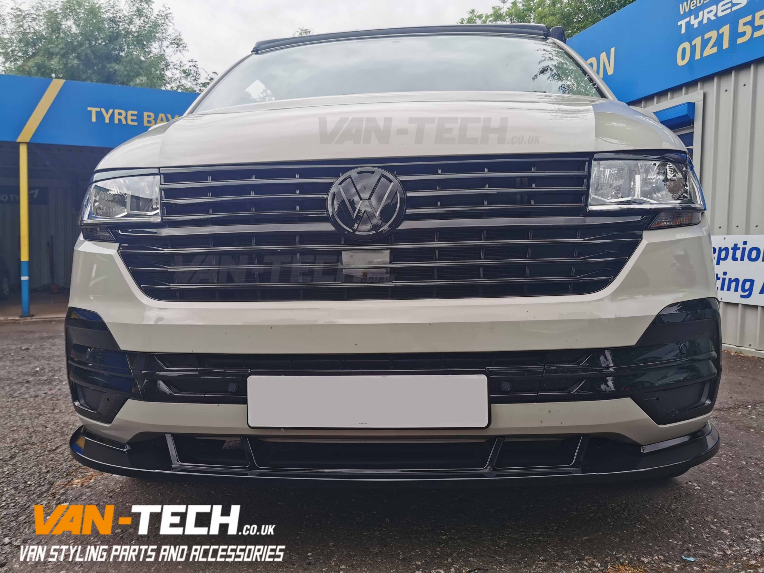 VW Transporter T6.1 Parts Front Splitter, Tailgate Spoiler, Slash Cut ...