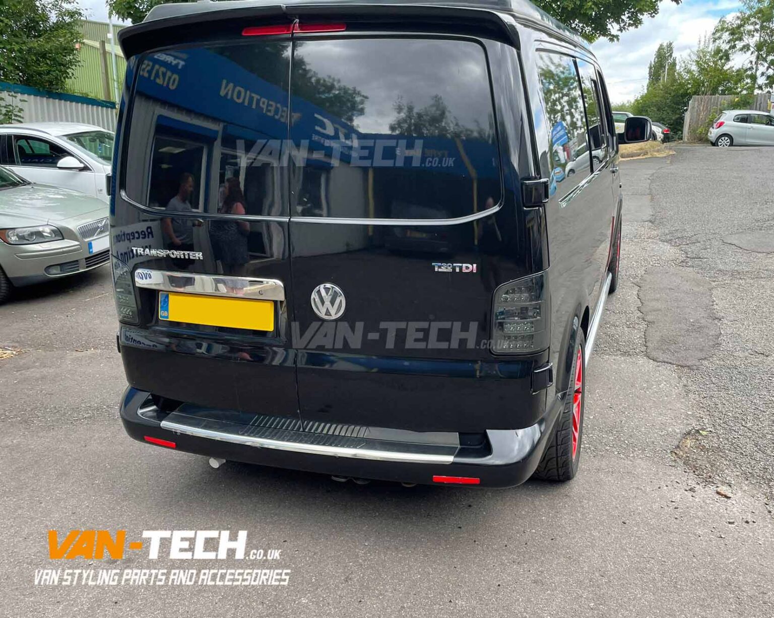 VW Transporter T5 to T5.1 Front End Conversion, Rear Lights and Spoiler