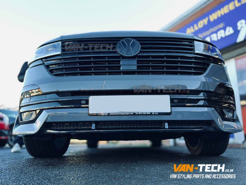 VW Transporter T6.1 V-Line Front Bumper Extension Spoiler