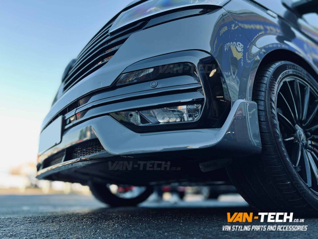 VW Transporter T6.1 V-Line Front Bumper Extension Spoiler