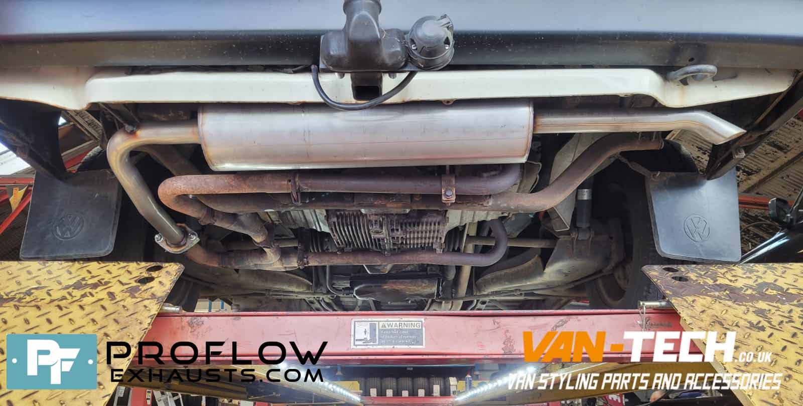 Proflow Exhaust Custom Fabricated Back Box for VW Transporter