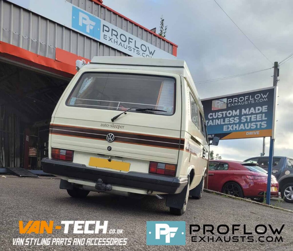 Proflow Exhaust Custom Fabricated Back Box for VW Transporter