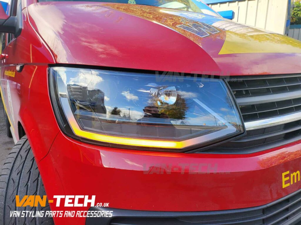 VW Transporter T6 LED DRL Light bar Headlights Dynamic Indicators