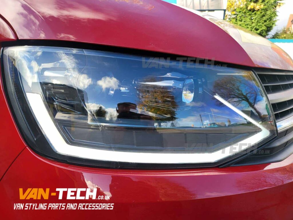 VW Transporter T6 LED Light Bar Headlights Dynamic Indicators