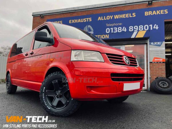 VW Transporter T5 T5.1 Tomahawk Outlaw X 17″ Swamper Alloy Wheels