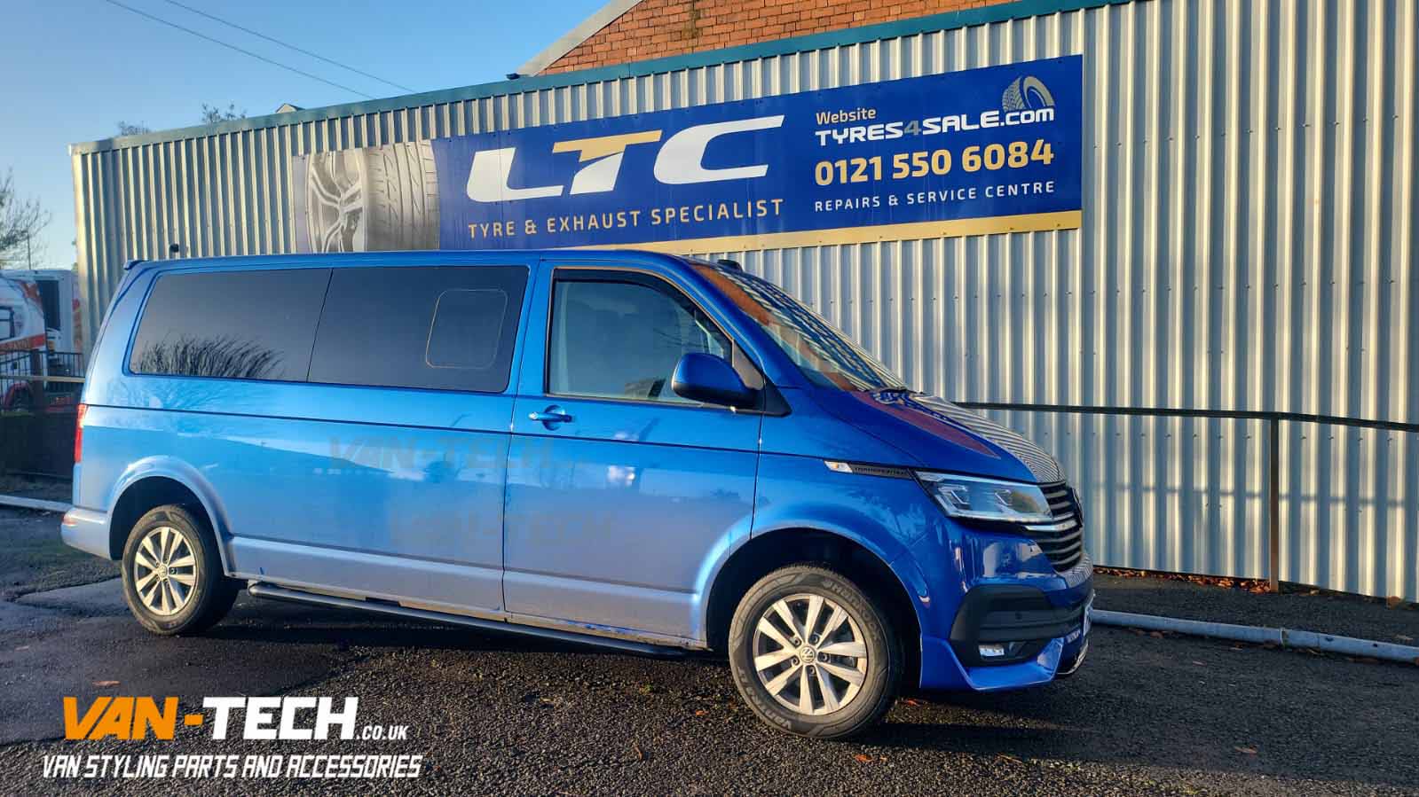 VW Transporter T6.1 Parts and Accessories Front V-Line Bumper Extension ...