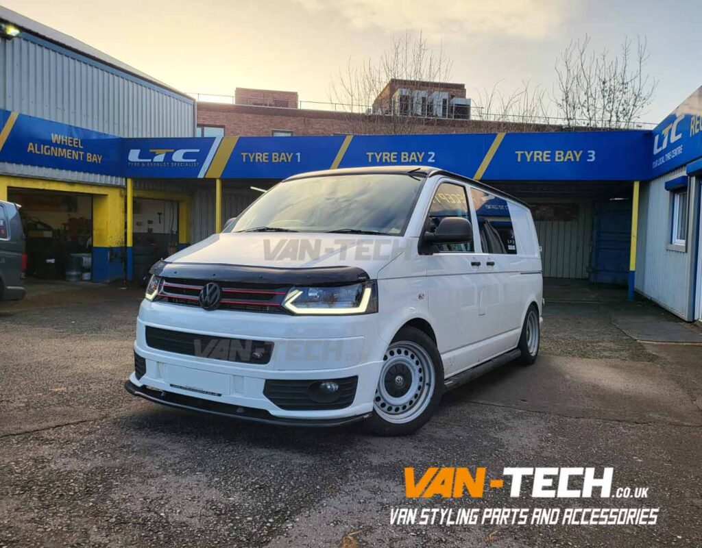 VW T5.1 Transporter Headlights with Dynamic Indicators,