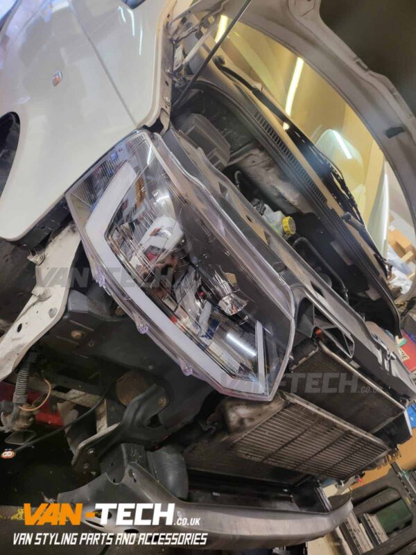 VW T5.1 Transporter Headlights with Dynamic Indicators,