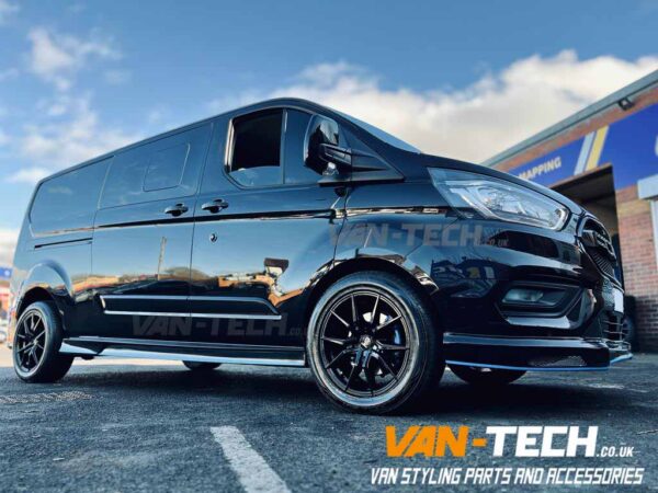 JBW Spyder 18" Gloss Black Ford Transit Custom Alloy Wheels