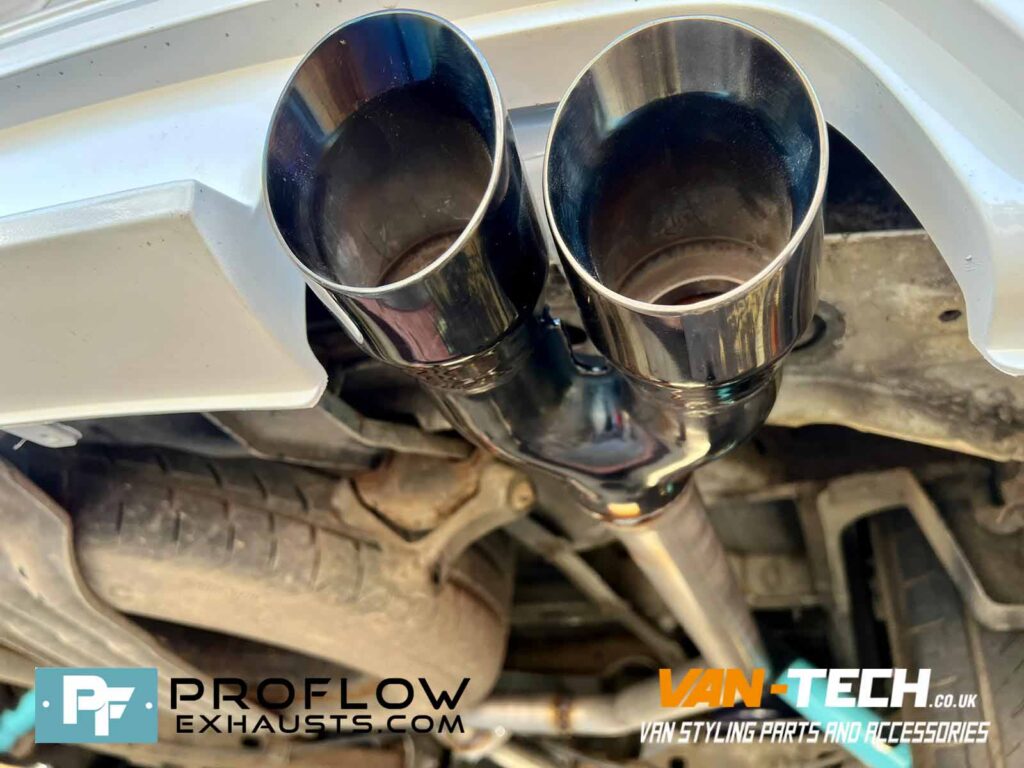 VW Transporter T6 Custom built Stainless Steel Exhaust