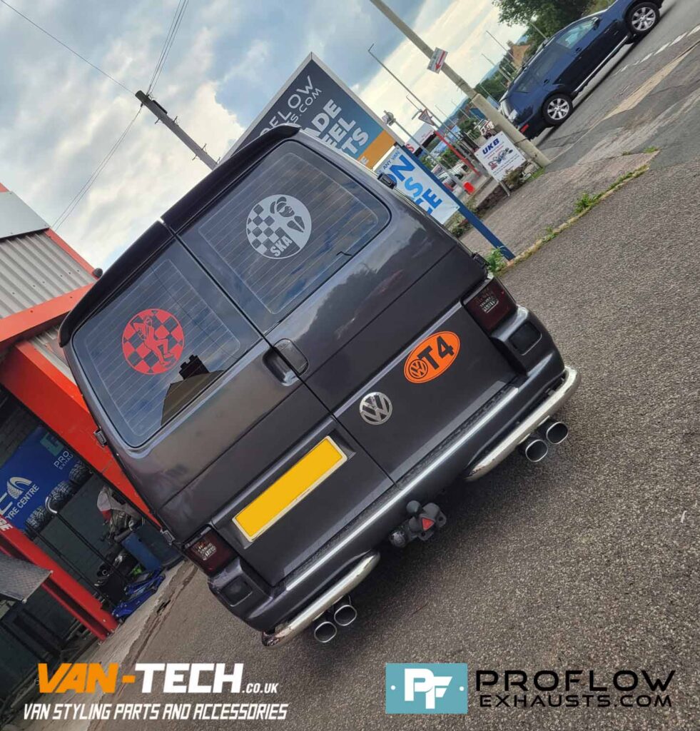 VW Transporter T4 Stainless Steel Exhaust Full System Dual Exit