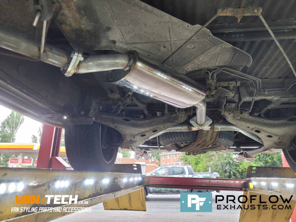 VW Transporter T4 Stainless Steel Exhaust Full System Dual Exit