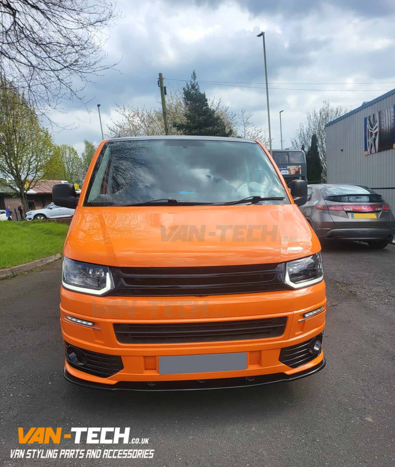VW Transporter T5.1 parts Barn Door Spoiler, Sportline Bumper