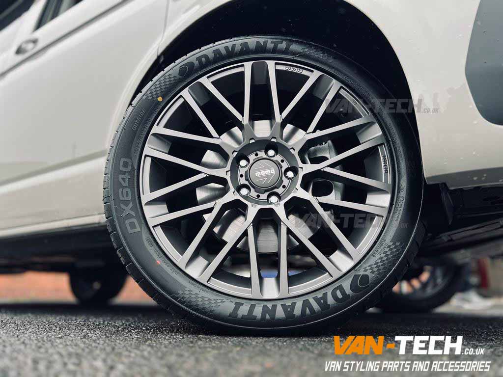 MOMO Revenge 20 Alloy Wheels and a set of Davanti 27540 20 Tyres for VW ...