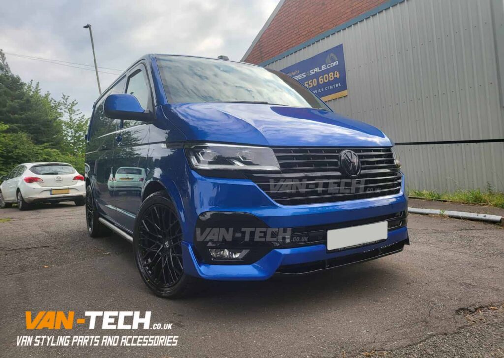 VW Transporter T6.1 Parts Front End Upgrade Kit - Gloss Black Grille,