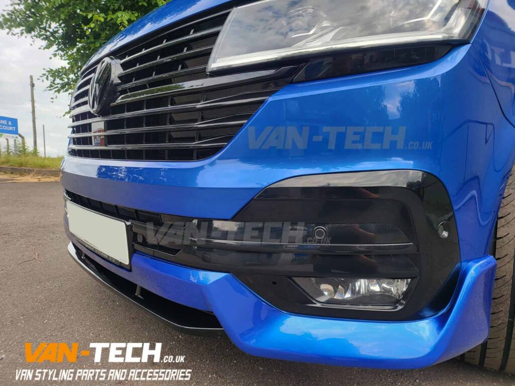 VW Transporter T6.1 Parts Front End Upgrade Kit - Gloss Black Grille,