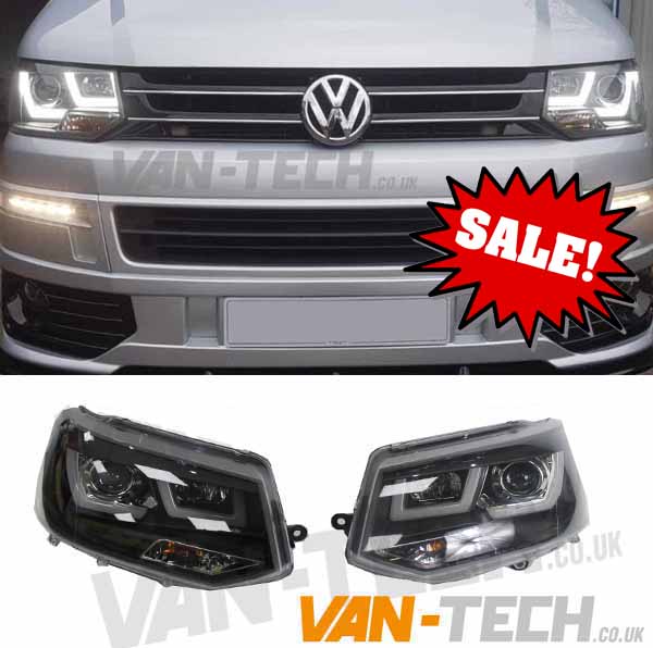 VW-Transporter-T5-.1-lightbar-headlights-van-tech-busfest | Van-Tech