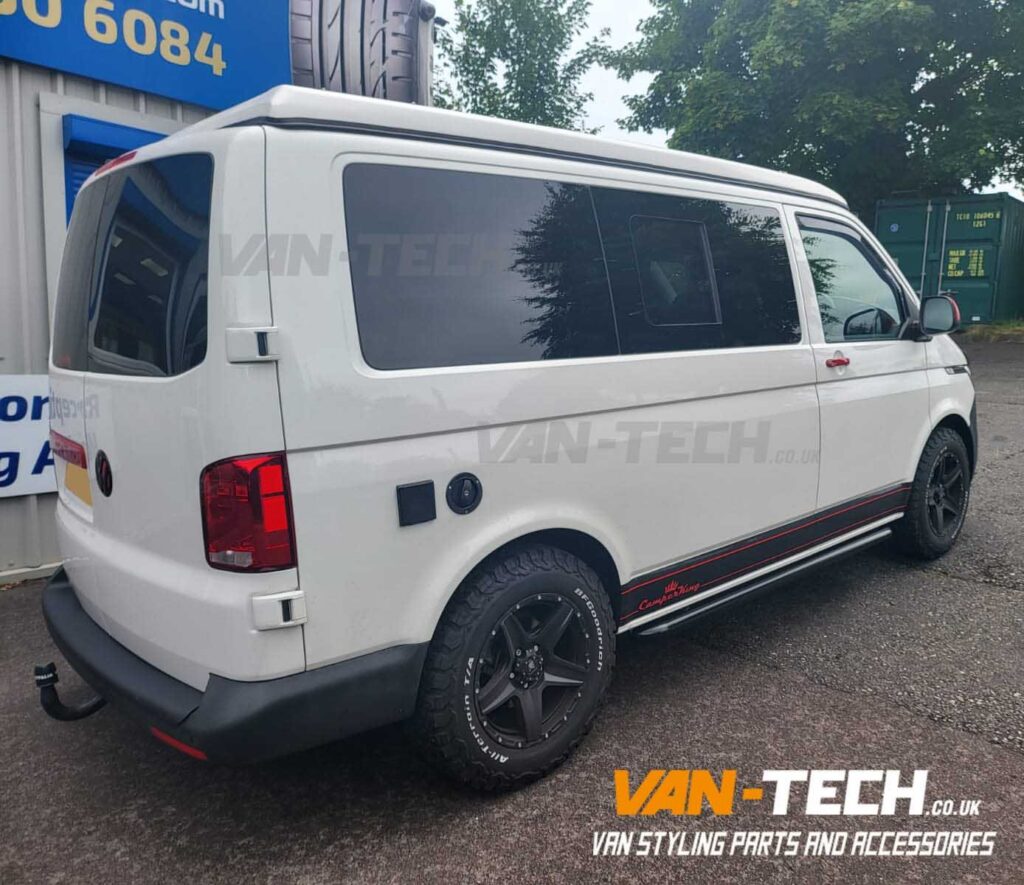 Swamper VW T6 T6.1 Tomahawk Apache17″ Alloy Wheels Satin Black