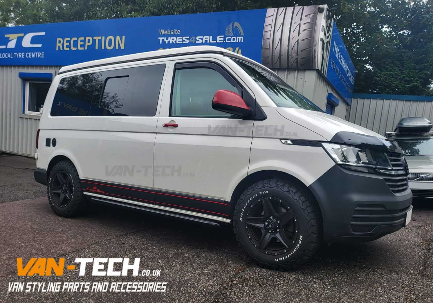 Swamper VW T6 T6.1 Tomahawk Apache17″ Alloy Wheels Satin Black