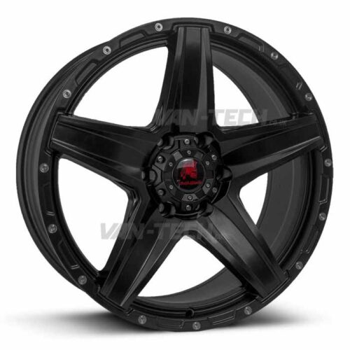 Swamper VW T6 T6.1 Tomahawk Apache17″ Alloy Wheels Satin Black
