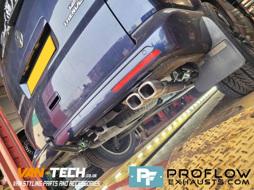 VW Transporter Custom Stainless Steel Dual Exit Exhaust available