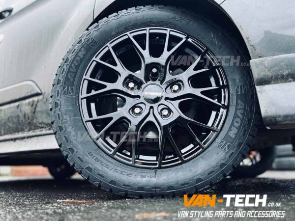 Ford Transit Calibre Crusade Alloy Wheels 18" and Avon AX7