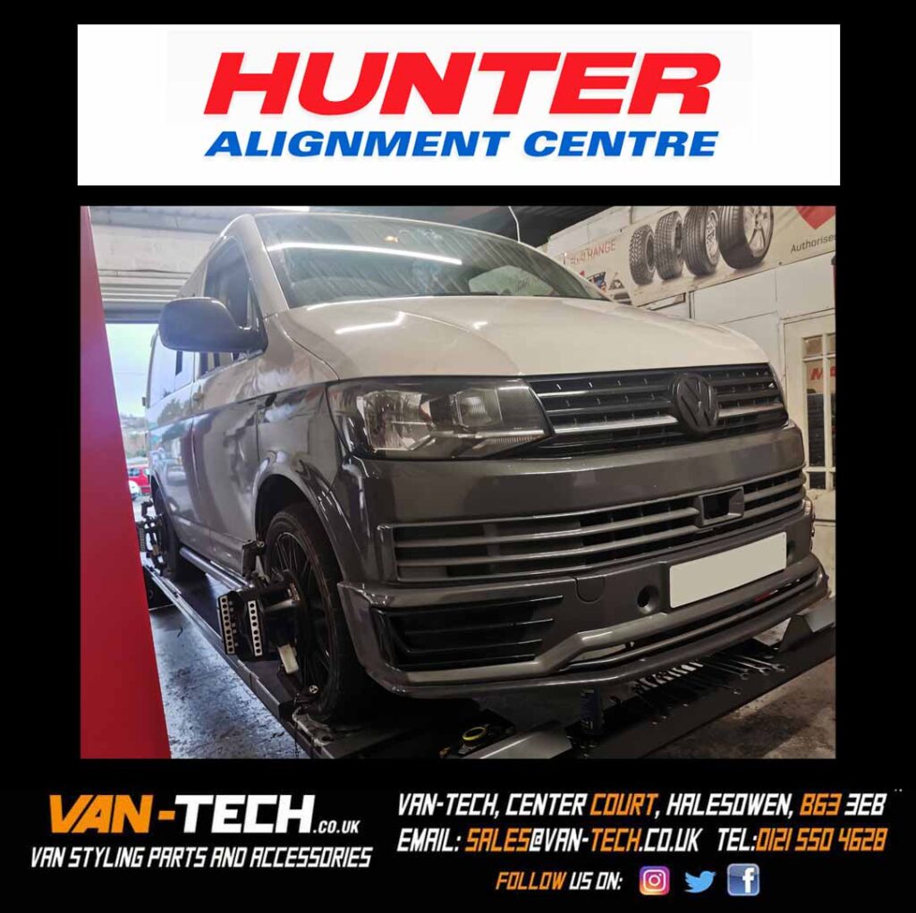 Commercial and Leisure Van Hunter Hawkeye 4 Wheel Alignment