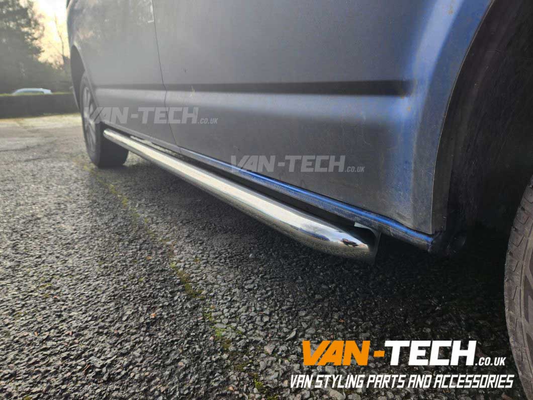 VW T6 T6.1 Side Bars Sportline Stainless Steel O.E Style SWB