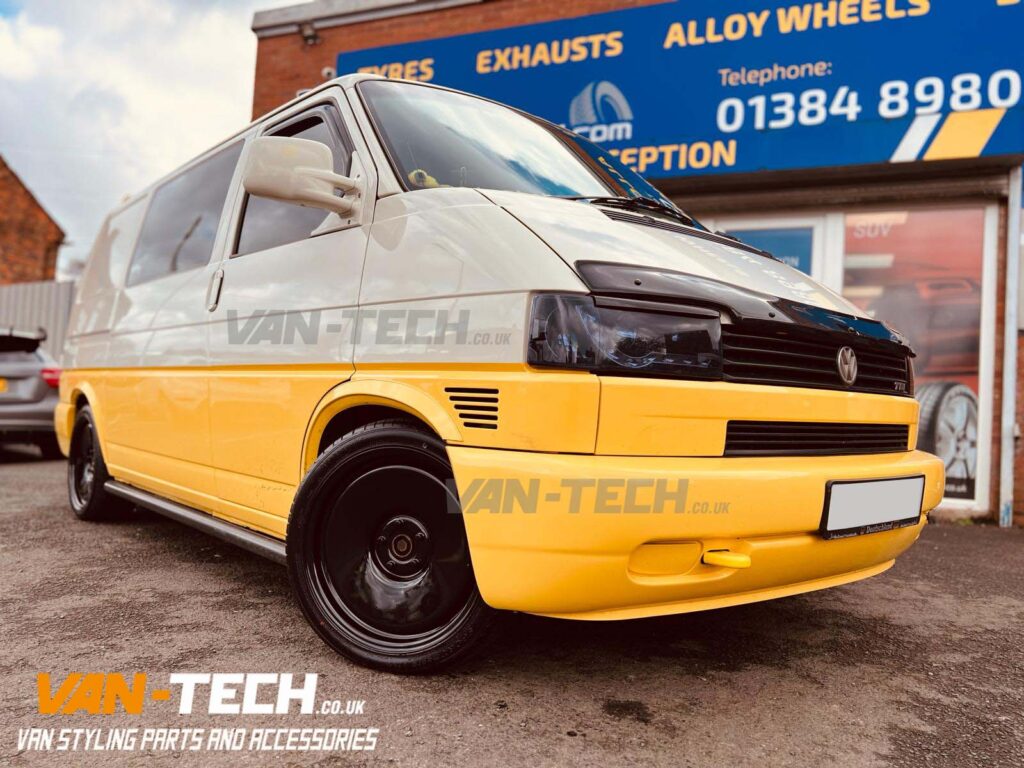 JBW Flat Boy Steel Wheels for VW Transporter T4 and a set of 235/40 18