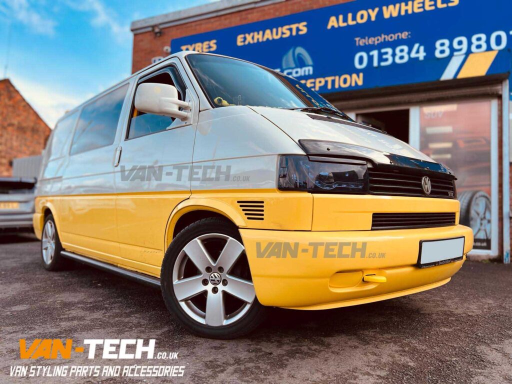 JBW Flat Boy Steel Wheels for VW Transporter T4 and a set of 235/40 18