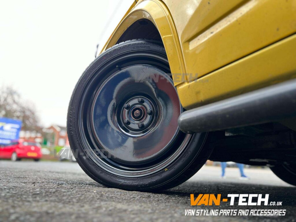 JBW Flat Boy Steel Wheels for VW Transporter T4 and a set of 235/40 18