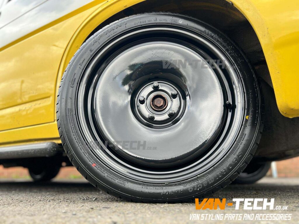 JBW Flat Boy Steel Wheels for VW Transporter T4 and a set of 235/40 18