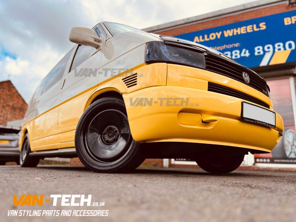 JBW Flat Boy Steel Wheels for VW Transporter T4 and a set of 235/40 18