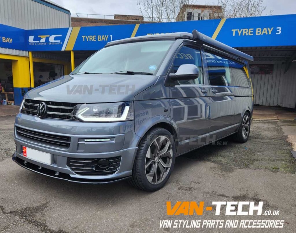 VW Transporter T5.1 Front End Upgrade Conversion Kit and Rear Spoiler