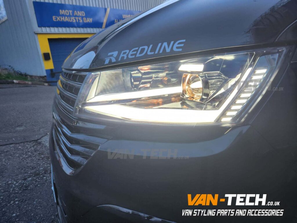 VW Transporter T6.1 parts and accessories including Light Bar Headlights