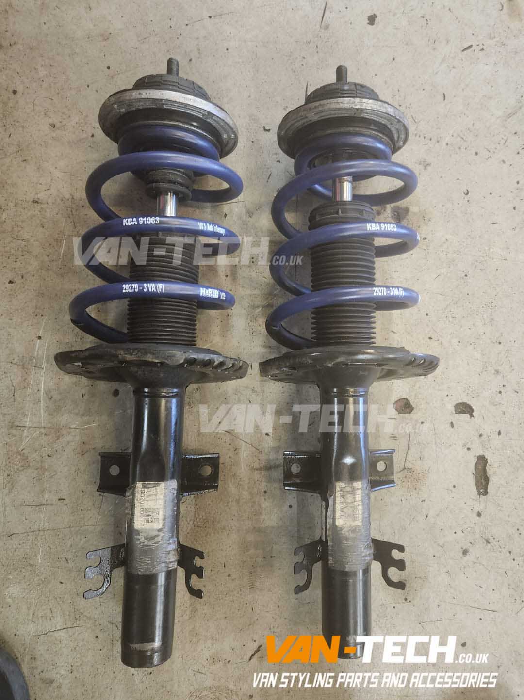 VW Transporter T6.1 H&R Lowering Springs supplied and fitted by Van ...