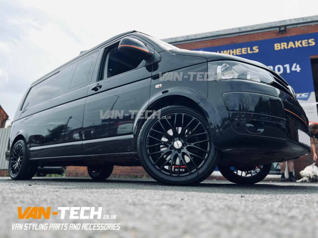 VW T5 T5.1 Calibre Altus Alloy Wheels 20″ Gloss Black