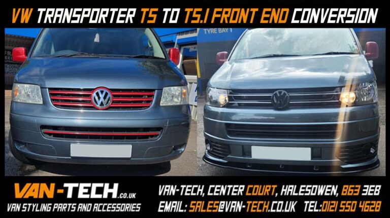 VW Transporter T5 to T5.1 Front End Upgrade Conversion