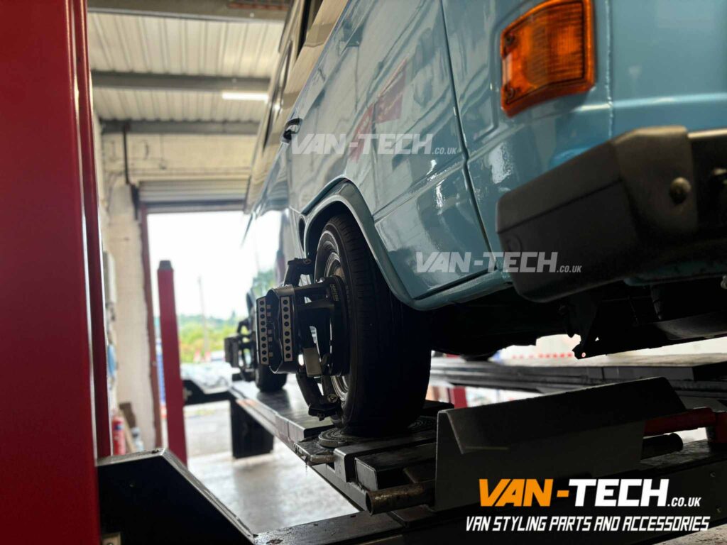 Camper Van Wheel Alignment Hunter Hawkeye 4 Tracking