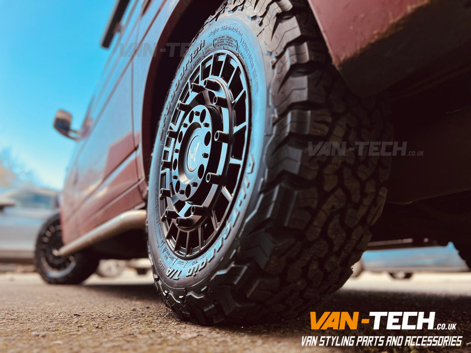 VW Transporter T4 Chunk JBW Alloy Wheels 16″ Satin Black