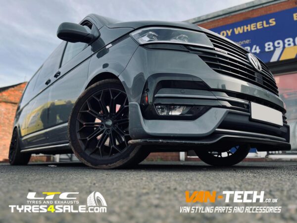 VW Transporter T6.1 Calibre X-Load Alloy Wheels 18″ Gloss black