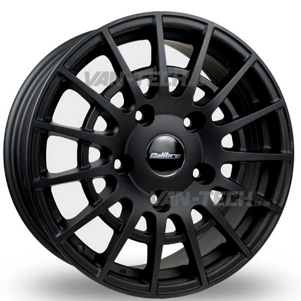 T-sport Alloy Wheels Satin Black 18″ VW T7 – Ford Transit Custom MK2